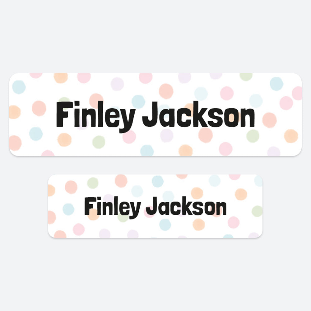 No Iron Personalised Stick On Waterproof (Clothing/Equipment) Name ...
