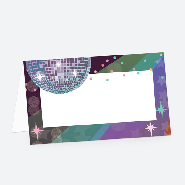 Glitter Ball Disco Party - Ready to Write Party Food Labels - Pack of 9 ...