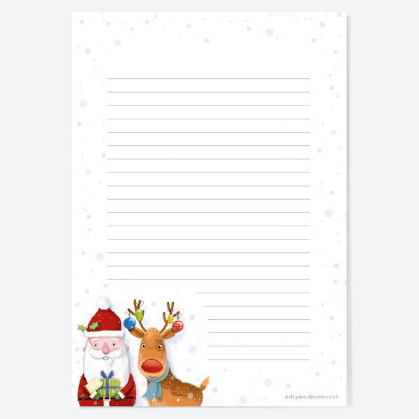 Santa & Rudolph Fun - Gifts - Letter Set - Pack of 20 - Fast Delivery ...