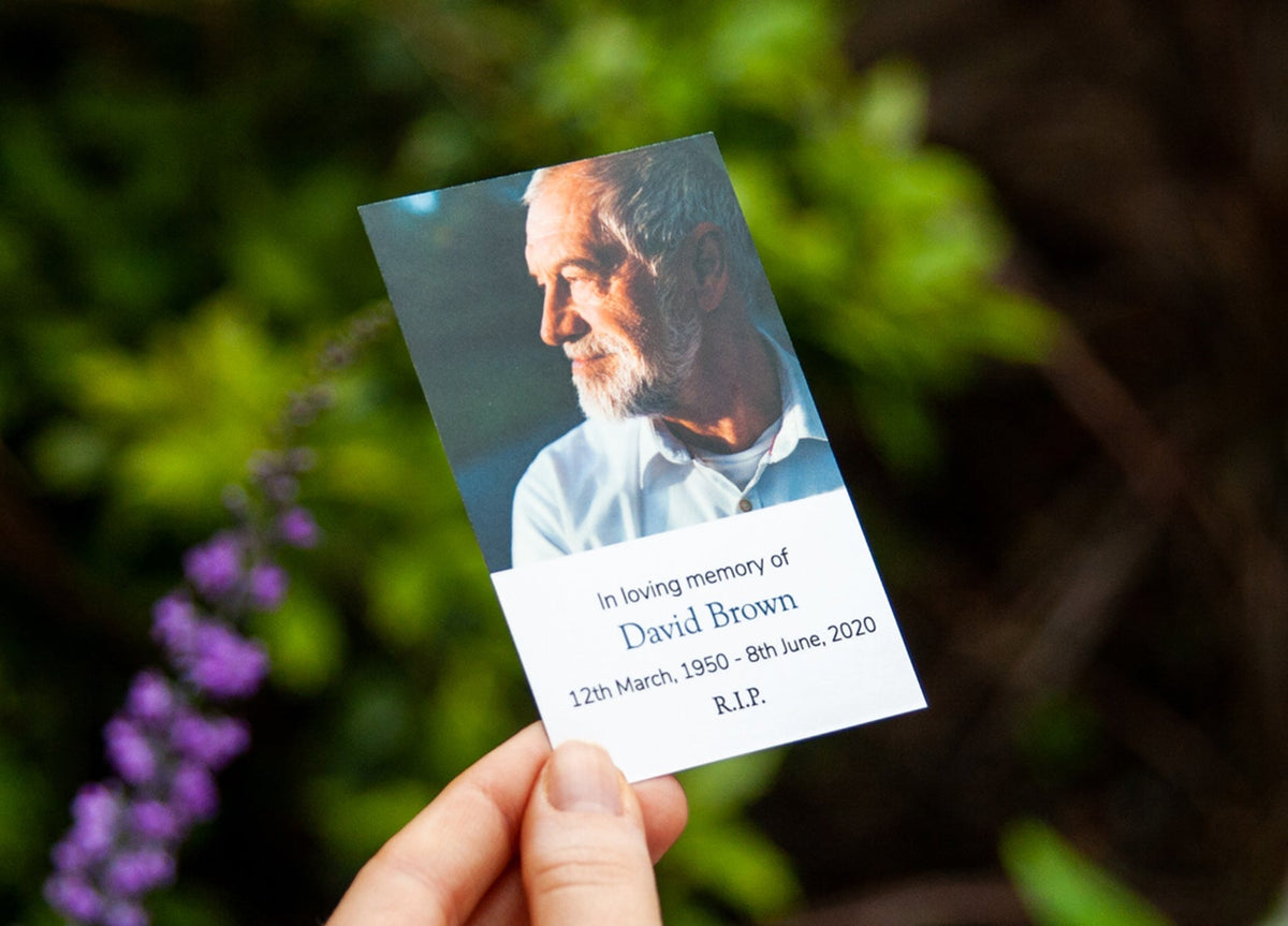 Poems and Wording for a Funeral Memorial Card