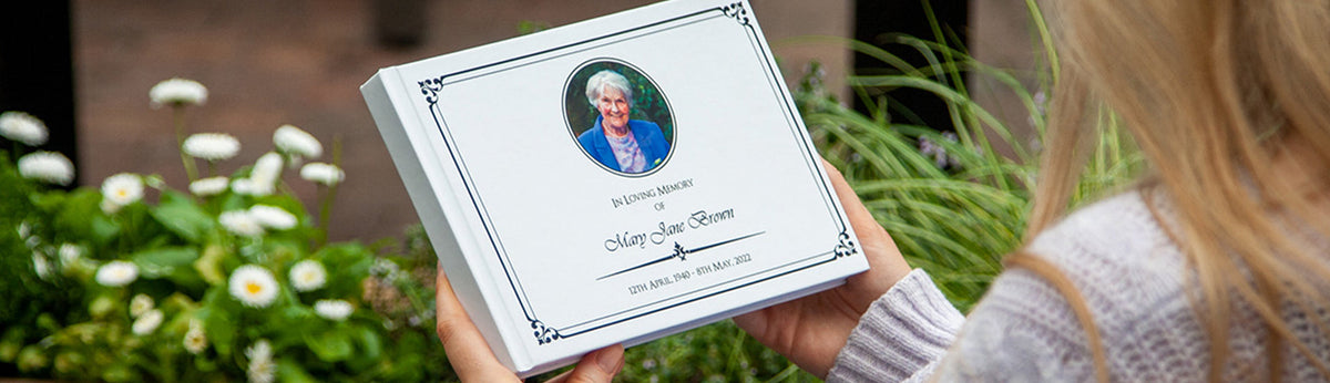 Beautiful Funeral Condolence Books to buy online today