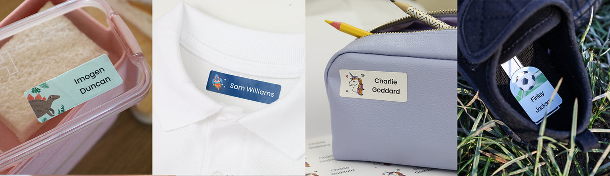 Labels For School Kids - Bespoke Designs at Dotty About Paper