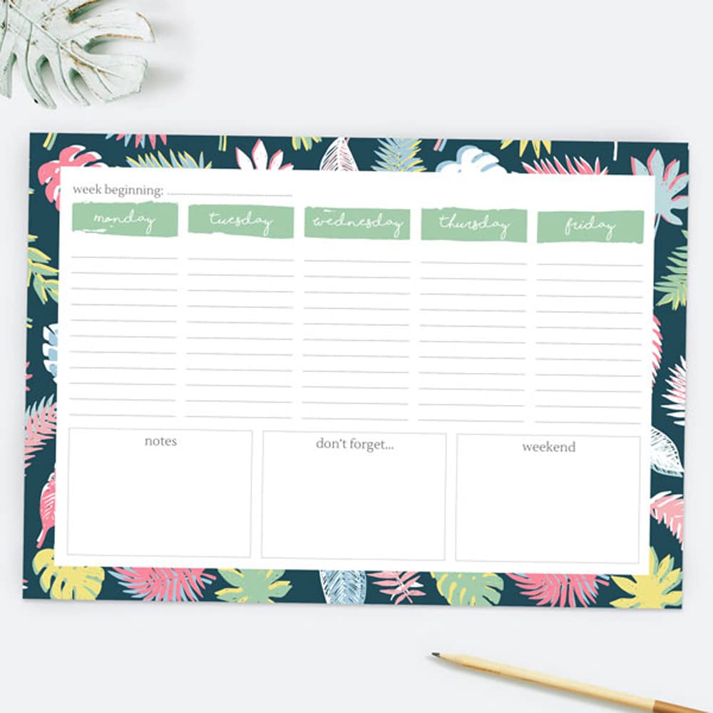 A4 Desk Planner - Be-Leaf in Yourself - Fast Delivery at Dotty About Paper