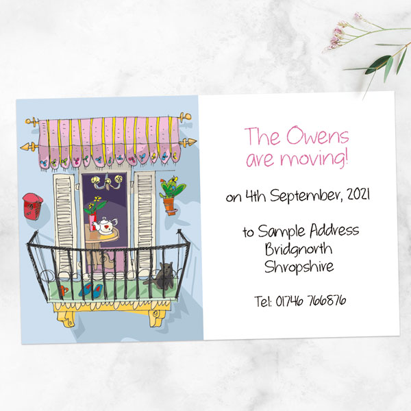 Address Cards - Cute Apartment - Pack of 10 - Fast Delivery at Dotty ...