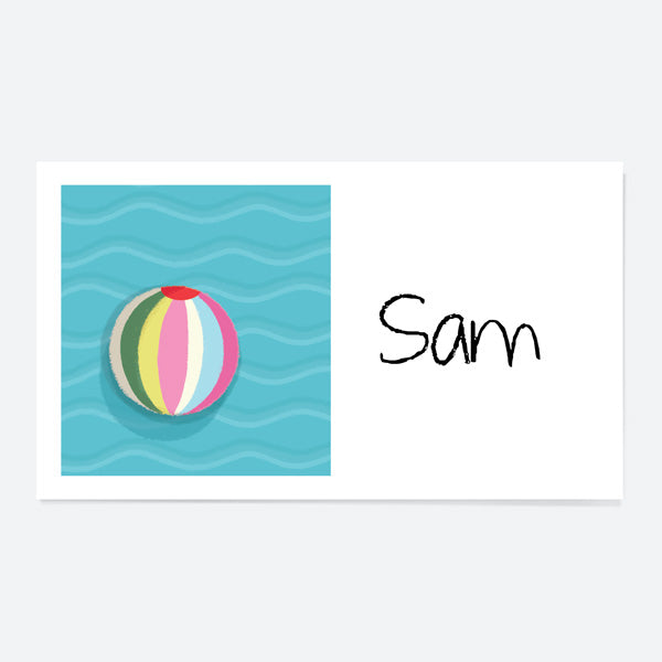 Pool Party Waves - Party Sticker - Pack of 10 - Fast Delivery at Dotty ...