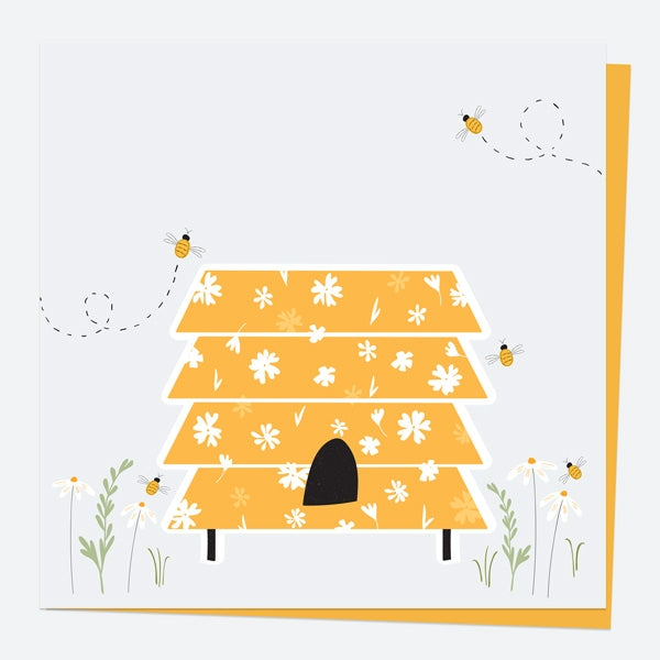 Blank Greetings Card - Honey Bee - Hive - Fast Delivery at Dotty About ...