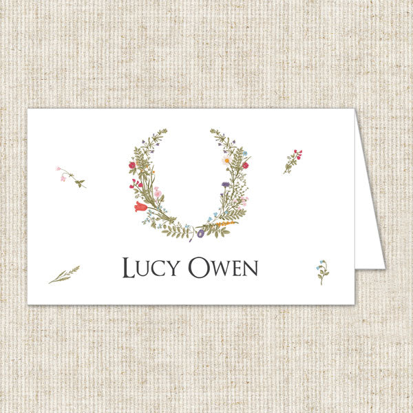 Botanical Garden Place Card - Fast Delivery at Dotty About Paper