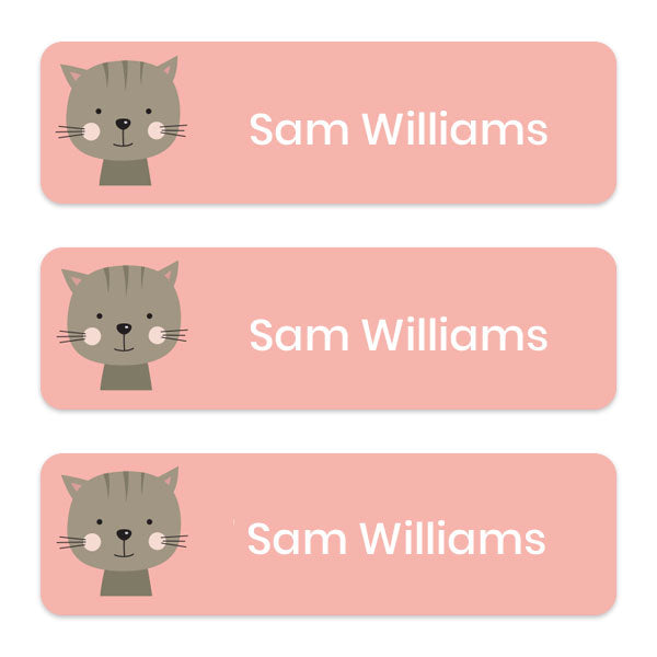 Medium Personalised Stick On Waterproof (Equipment) Name Labels - Cute ...