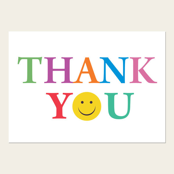 Ready to Write Thank You Cards - Emoji - Pack of 10 - Fast Delivery at ...