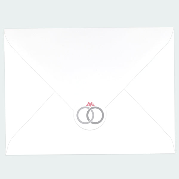 Wedding Rings - Envelope Seal - Pack of 70 - Fast Delivery at Dotty ...