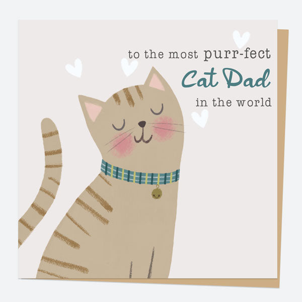 Father's Day Card - Cat Dad - Fast Delivery at Dotty About Paper