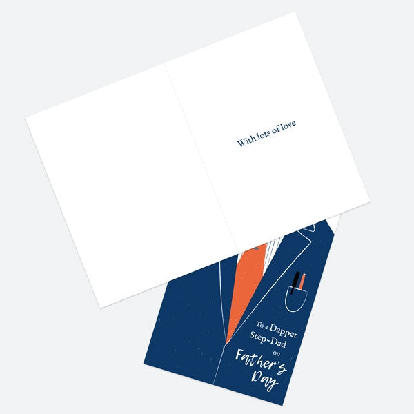 Father's Day Card - Dapper Blue Suit - Step-Dad - Fast Delivery at ...