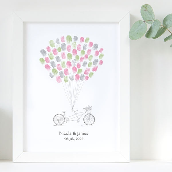 Vintage Tandem - Fingerprint Balloons - Fast Delivery at Dotty About Paper