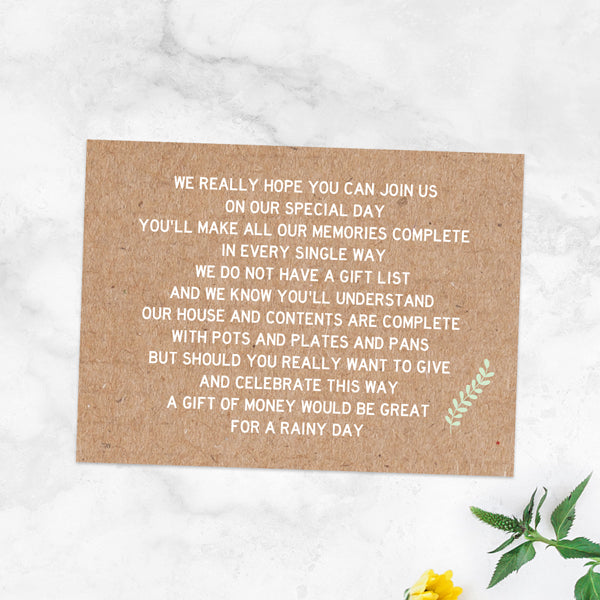 Festival Teepee - Gift Poem Cards - Fast Delivery at Dotty About Paper
