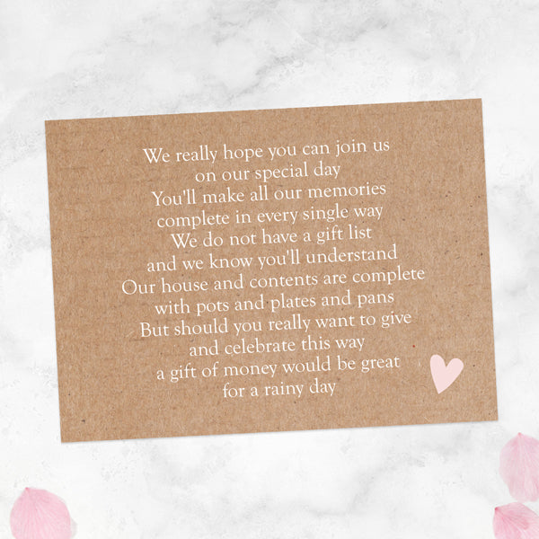 We Do - Gift Poem Cards - Fast Delivery at Dotty About Paper