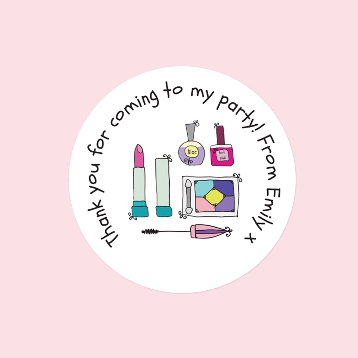 Girls Pamper Party - Sweet Bag Stickers - Pack of 35 - Fast Delivery at ...