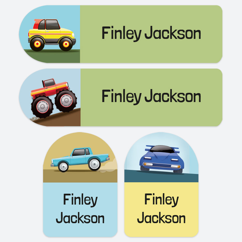 No Iron Personalised Stick On Waterproof (Clothing/Equipment) Name ...