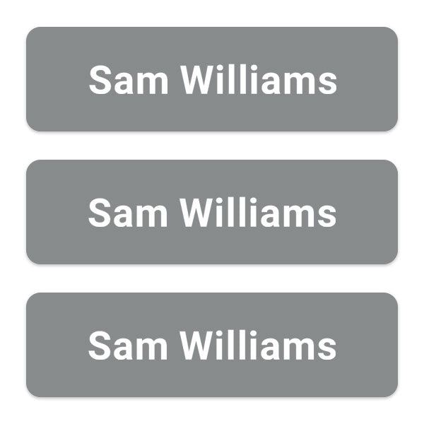 Office Work - Medium Personalised Stick On Waterproof (Equipment) Name ...