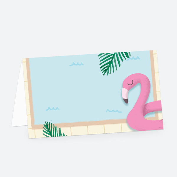 Pool Party Inflatables - Ready to Write Party Food Labels - Pack of 9 ...