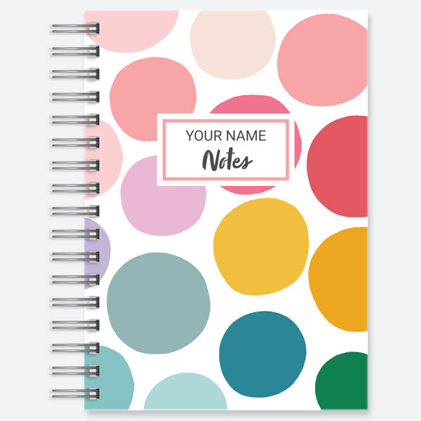 Spot On - Personalised A5 Wiro Bound Notebook - Fast Delivery at Dotty ...