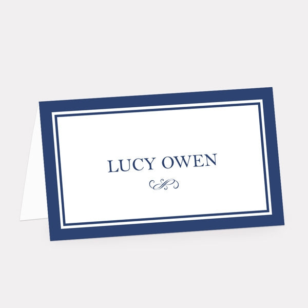 Royal Border Place Card - Fast Delivery at Dotty About Paper