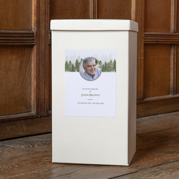 Funeral Post Box - Forest Walk - Fast Delivery at Dotty About Paper