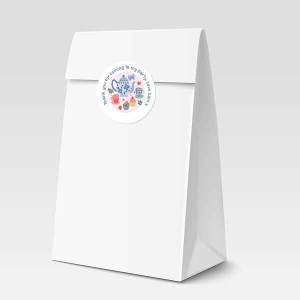 Tea Party - Sweet Bag & Sticker - Pack of 35 - Fast Delivery at Dotty ...