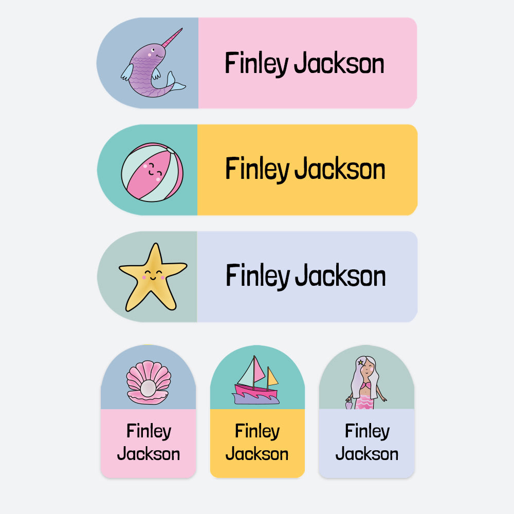 No Iron Personalised Stick On Waterproof (Clothing/Equipment) Name ...