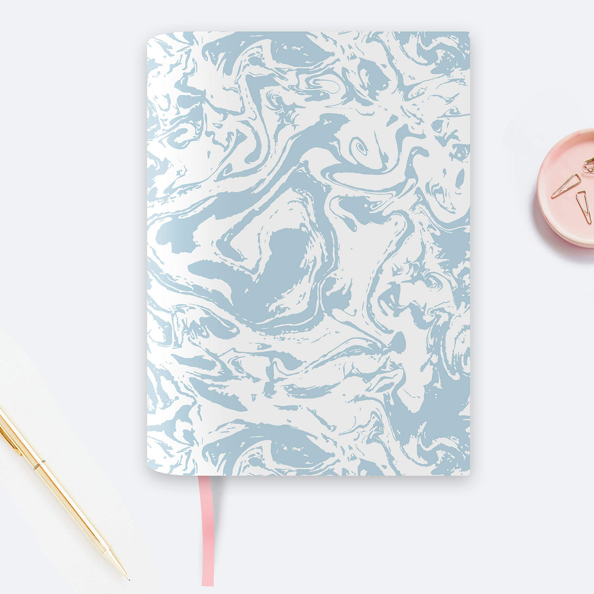 A5 Chunky Linen Covered Notebook with Ribbon, 192 Sheets - Sweet ...